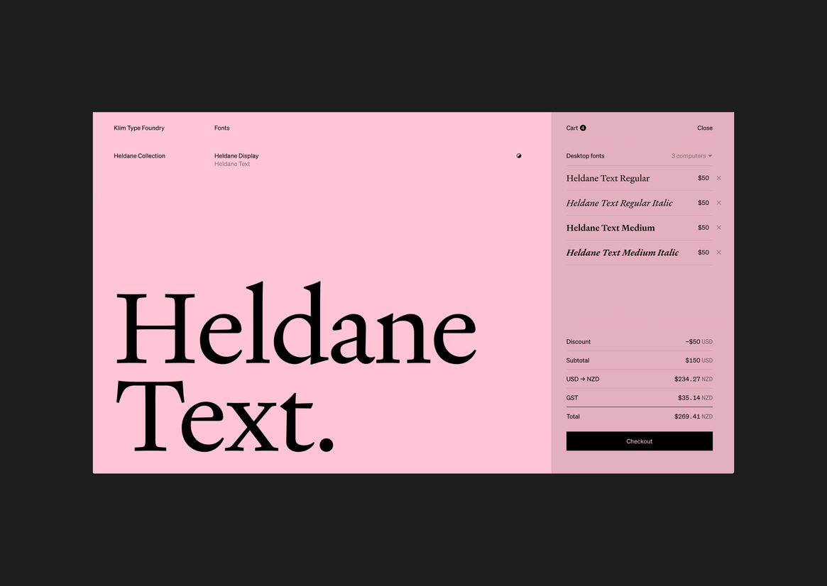 Klim Type Foundry | Best Awards